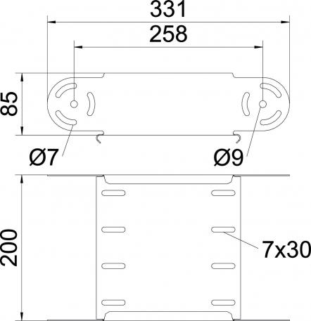 Adjustable bend element, vertical 85 FT | OBO
