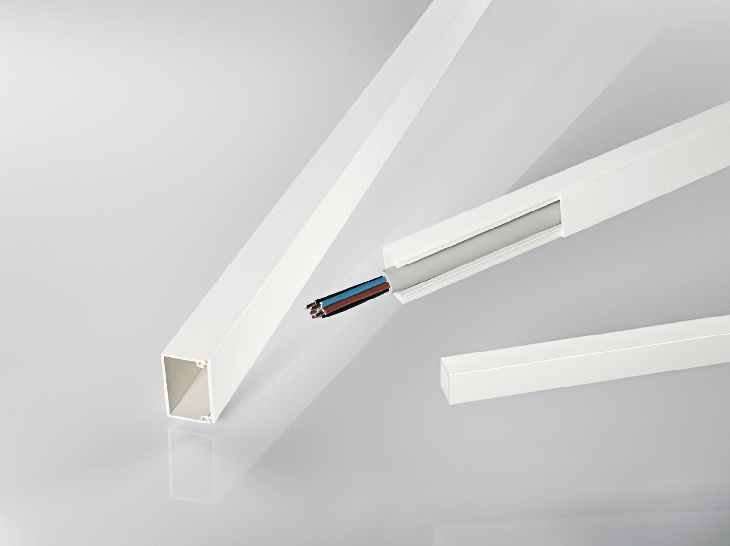 Cable routing trunking MKS 16, trunking width 25, with adhesive tape | OBO